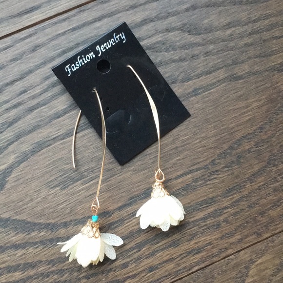 Jewelry | Nwt Bohemian Ear Drop Long Dangle Flower Earrings | Poshmark